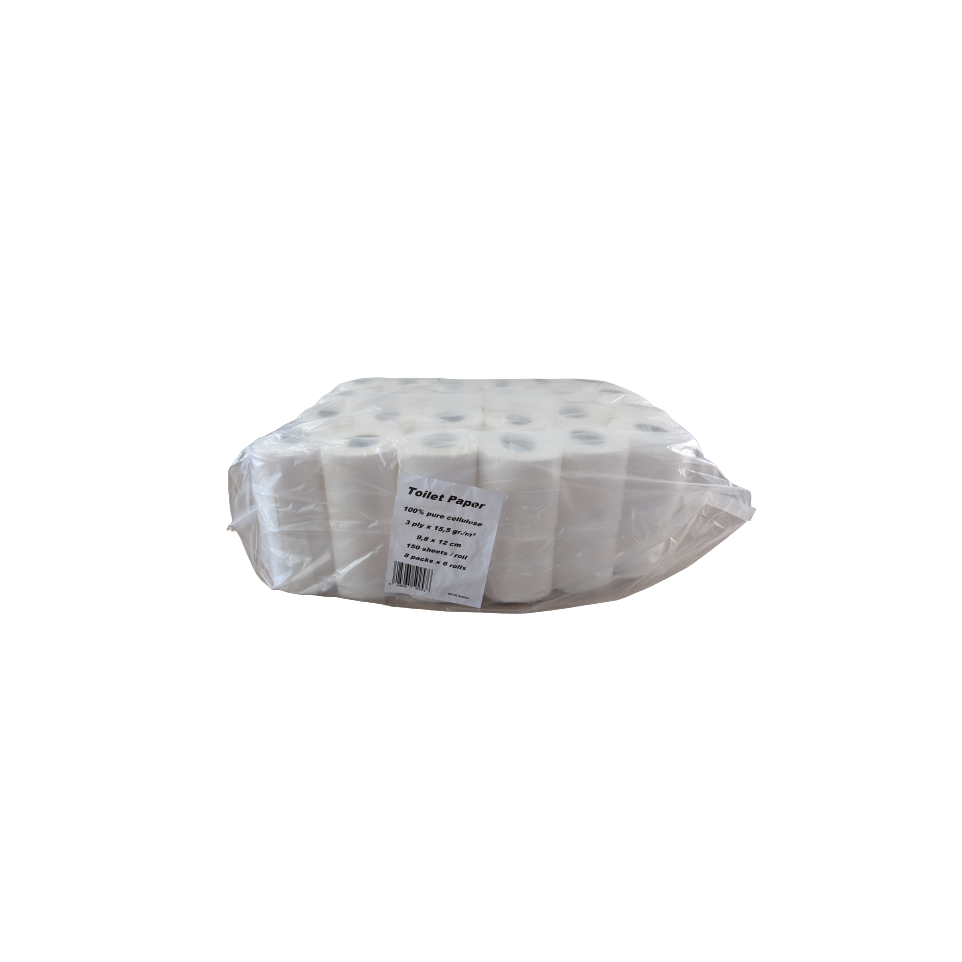 2-ply toilet paper 200 sheets - 48 rolls (8x6 rolls)