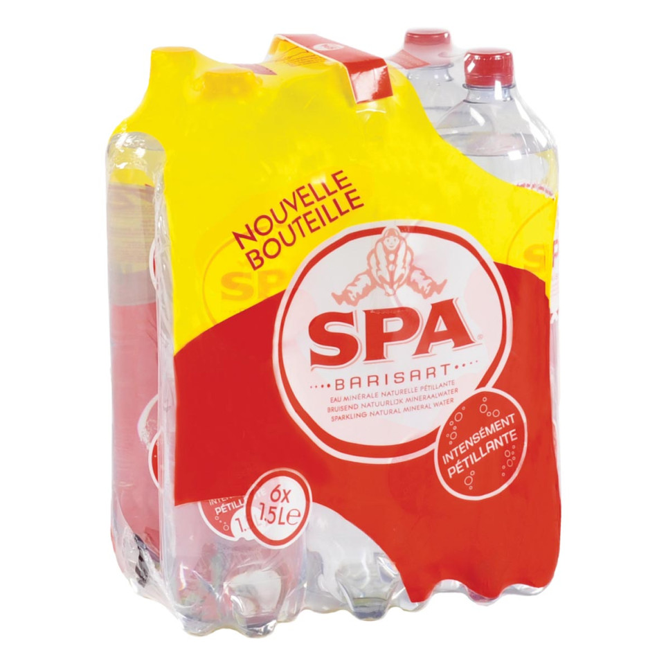 Spa Intense eau, bouteille de 1,5 l, paquet de 6 pièces