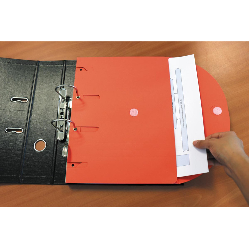 Tarifold smartfolder, pochette perforée, ft A4, couleurs assorties ...