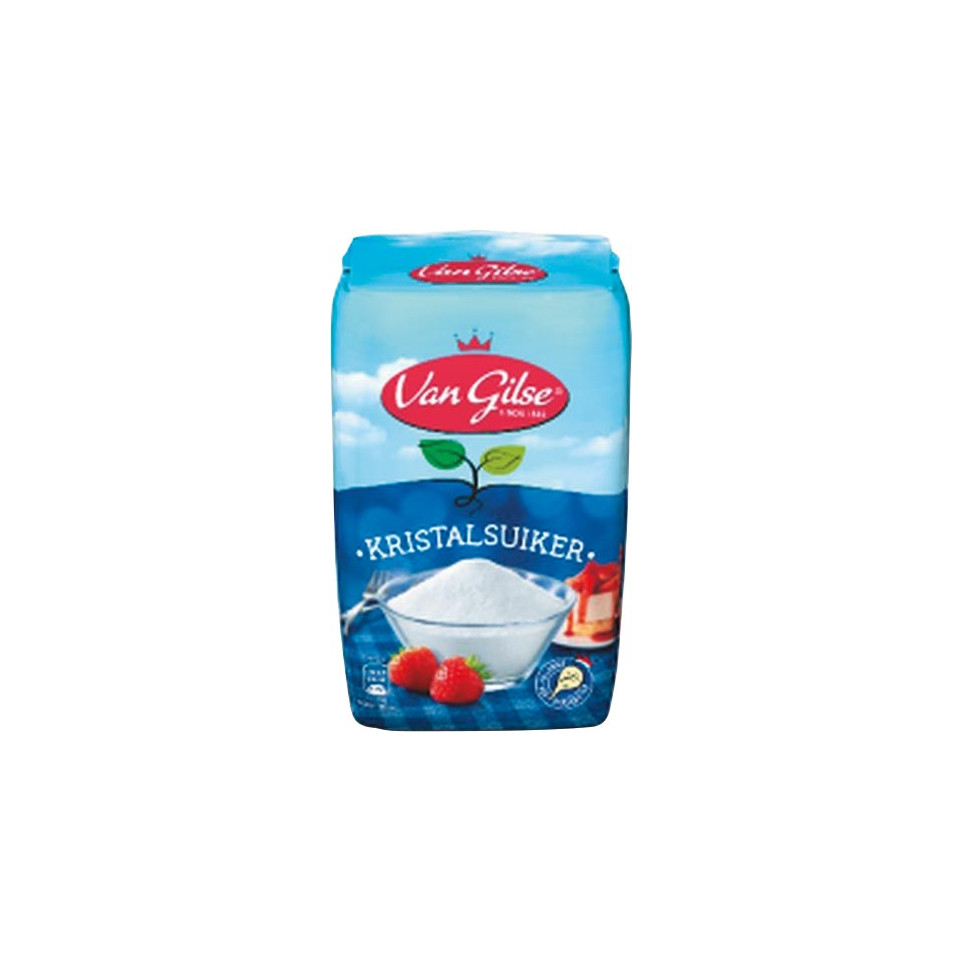Van Gilse sucre cristallisé, paquet de 1 kg