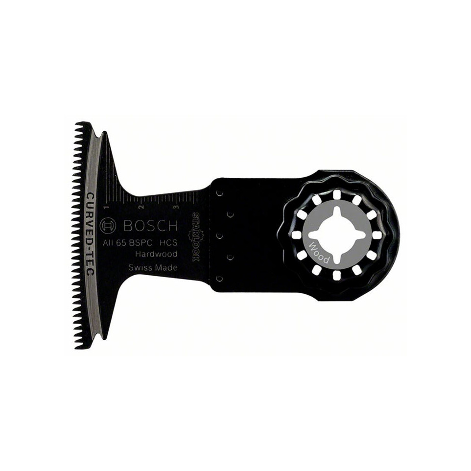 1 Lame de scie plongeante bois massif Bosch Starlock Curved-Tec ...