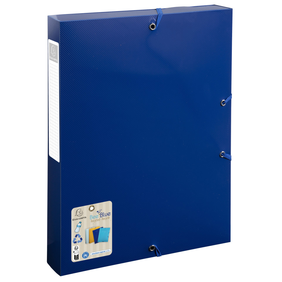 Boîte de classement polypropylène recyclé BeeBlue dos 40mm - A4/ Pce