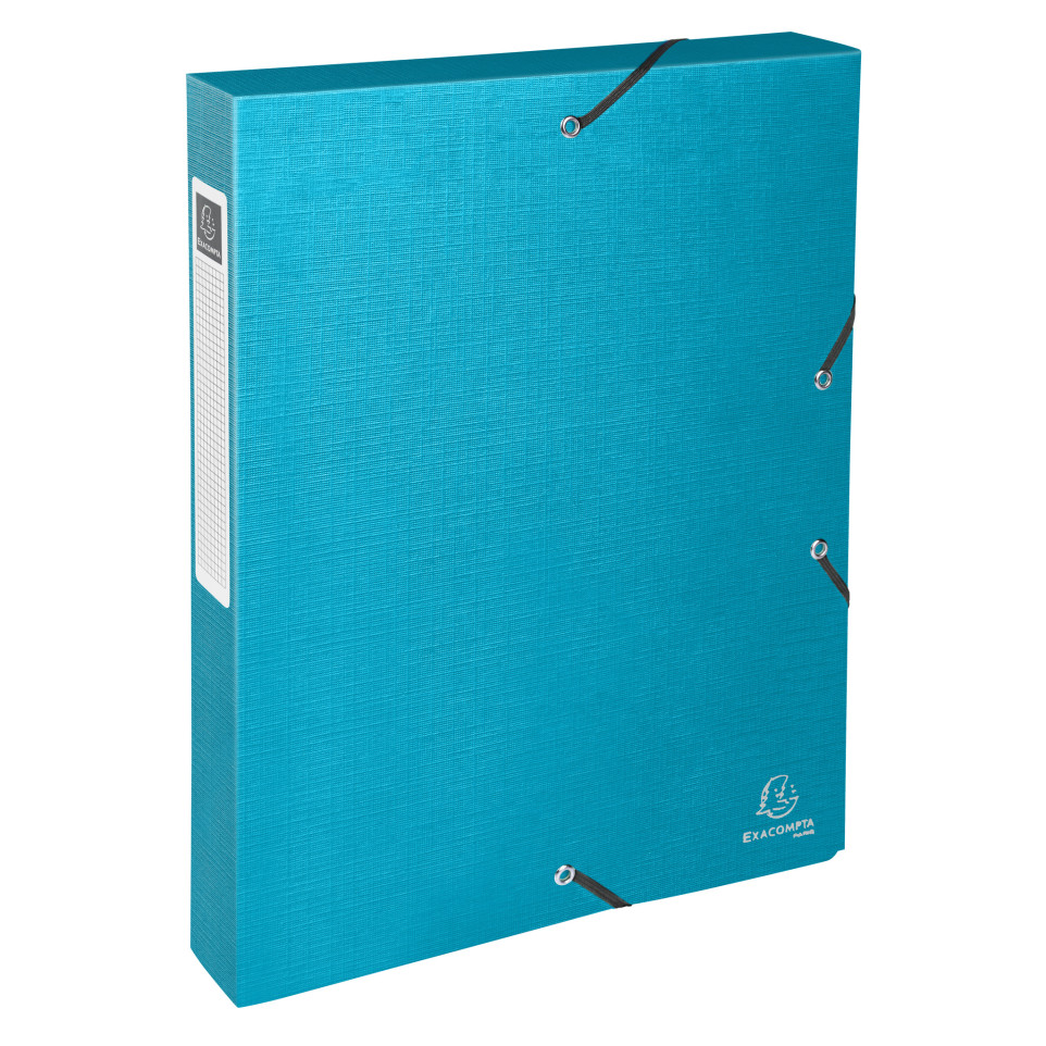 Boite de classement Exabox Dos 40mm carte enduite Teksto - A4/ Pce
