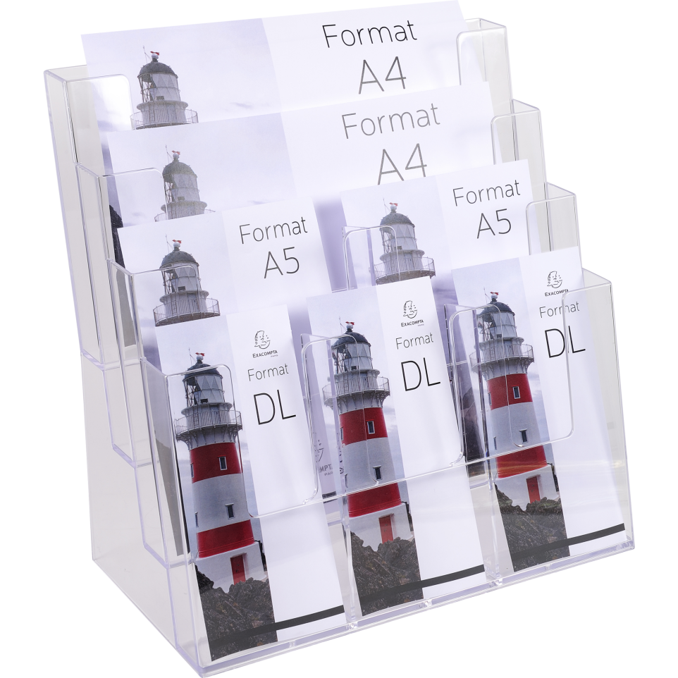 Multi-format Literature holder clear/ Pc.