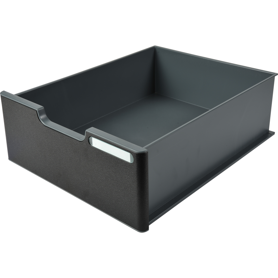 EcoBlack MODULODOC Recycled Jumbo Drawer with Black Panel/ Pc.