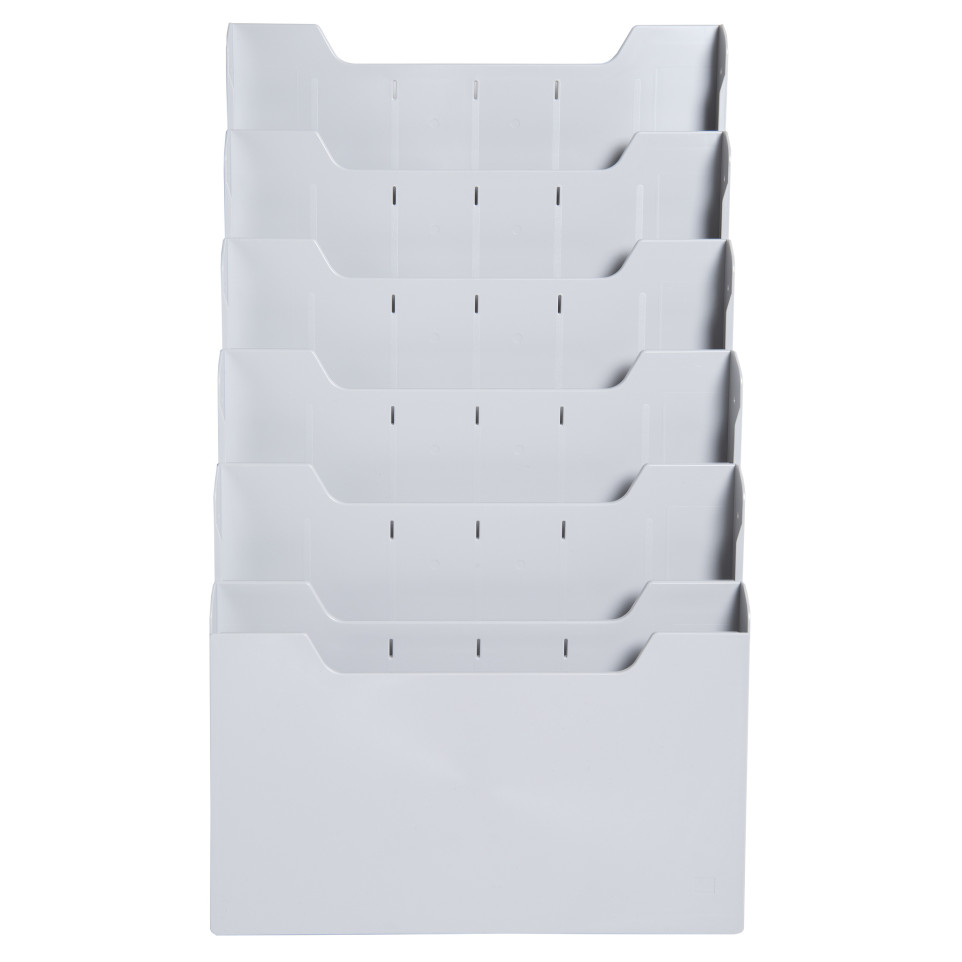 WALL RACK A4 LANDSCAPE (6) clear/ Pc.