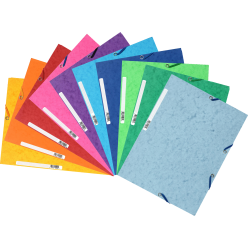 Exacompta Pressboard Elasticated 3-Flap Folder 400gsm A4/ Pc.