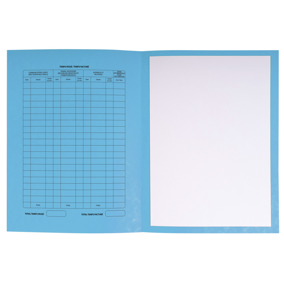 Pack of 25 printed pressboard folders Procedure 25x32cm/ Pc.
