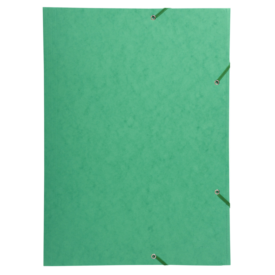 3-flap elasticated folder mottled pressboard 600gsm - A3/ Pc.