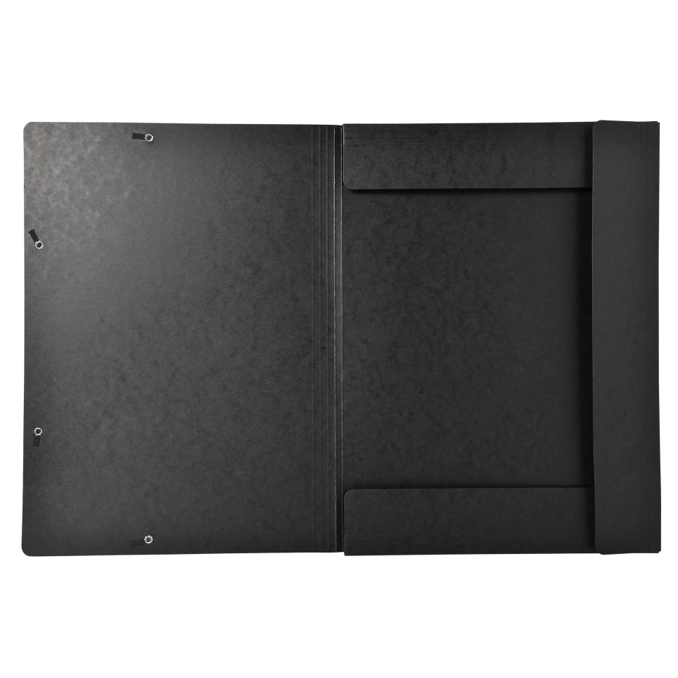 3-flap elasticated folder mottled pressboard 600gsm - A3/ Pc.