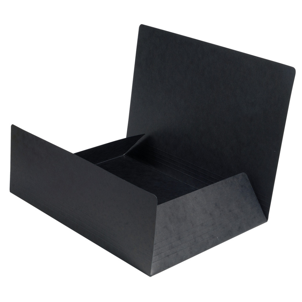 3 Flap Folder without Elastic Straps 400gsm Hard glazed mottled premium ...