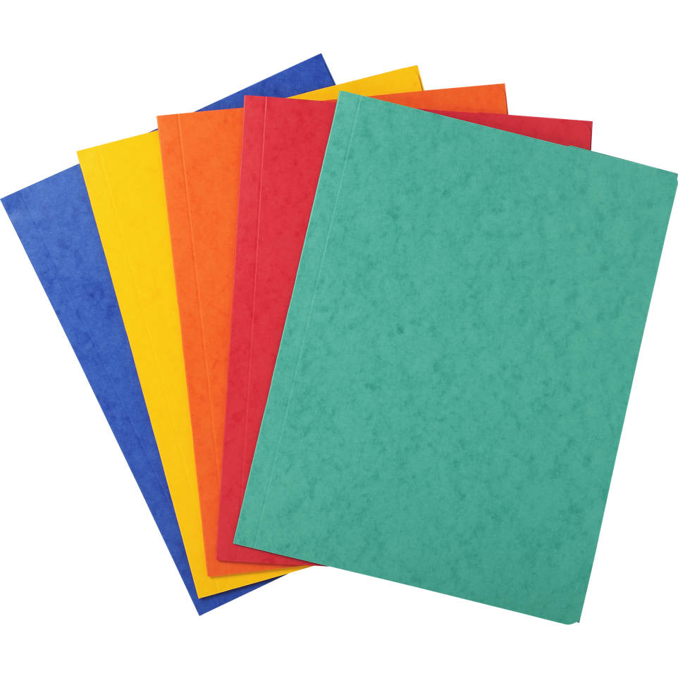 3 Flap Folder without Elastic Straps 400gsm Hard glazed mottled premium ...