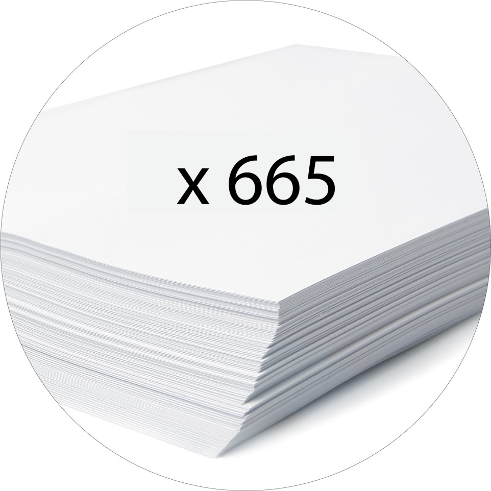 Classeur à levier PVC A4 dos de 70mm./ Pce