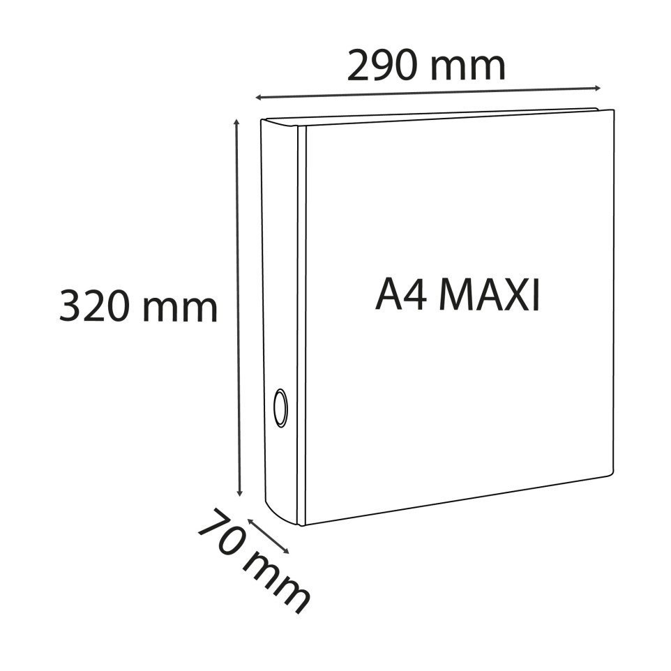 Ringmap PVC A4+ 4D-R- 50 mm 3dekaft blauw/ St.
