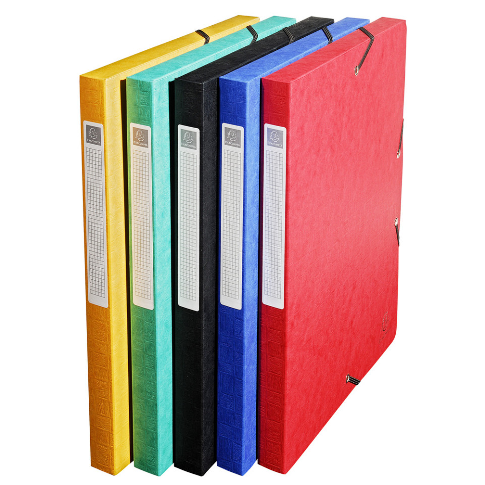 Boite de classement Exabox Dos 25mm Carte lustrée Scotten - A4/ Pce