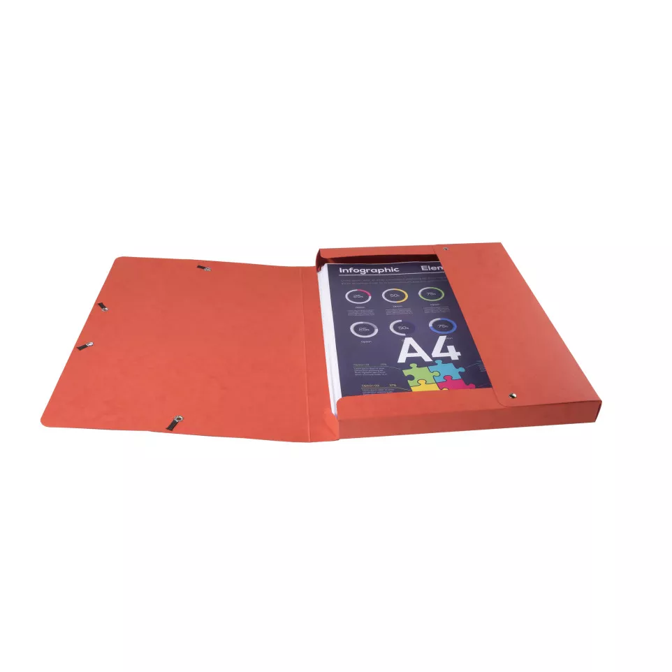 Boite de classement Exabox Dos 25mm Carte lustrée Scotten - A4/ Pce