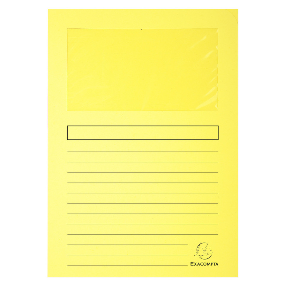Pack of 100 window folders SUPER 160gsm - 22x31cm/ Pc.