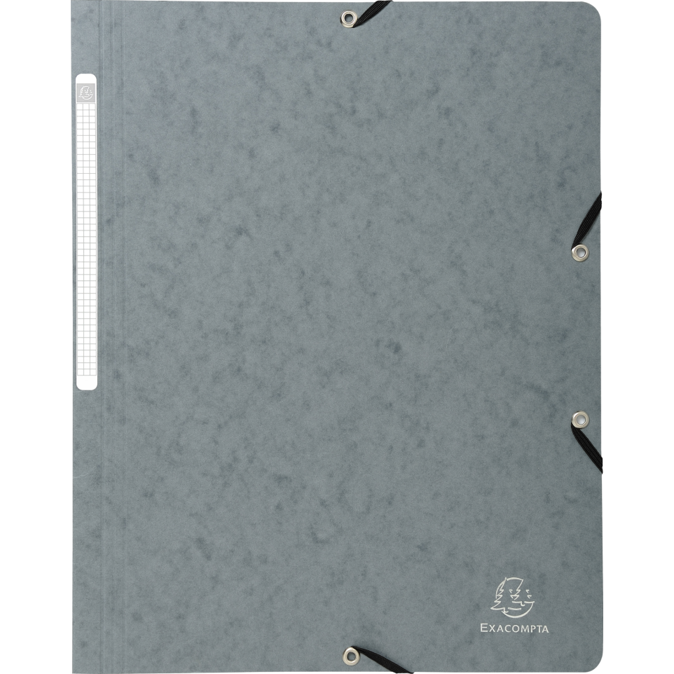 Folder Elastic w/o Flap+Label A4 Lime/ Pc.