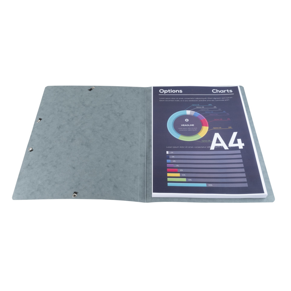Folder Elastic w/o Flap+Label A4 Lime/ Pc.