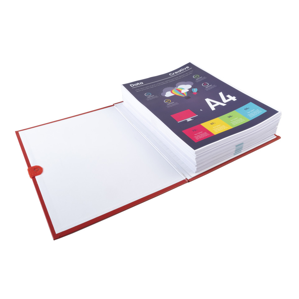 Chemise extensible balacron sans rabat sangle scratch - 24x32cm/ Pce