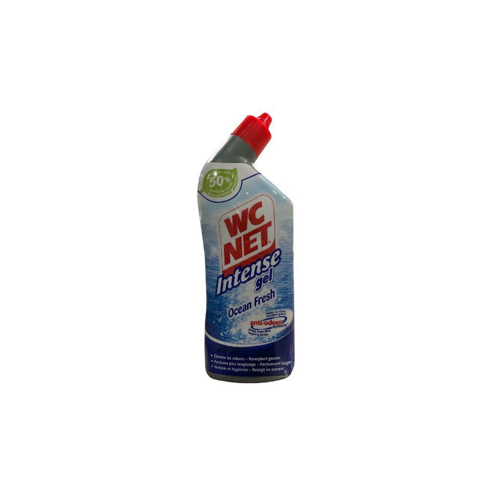 WC NET nettoyant de toilettes Intense Ocean Fresh, flacon de 750 ml
