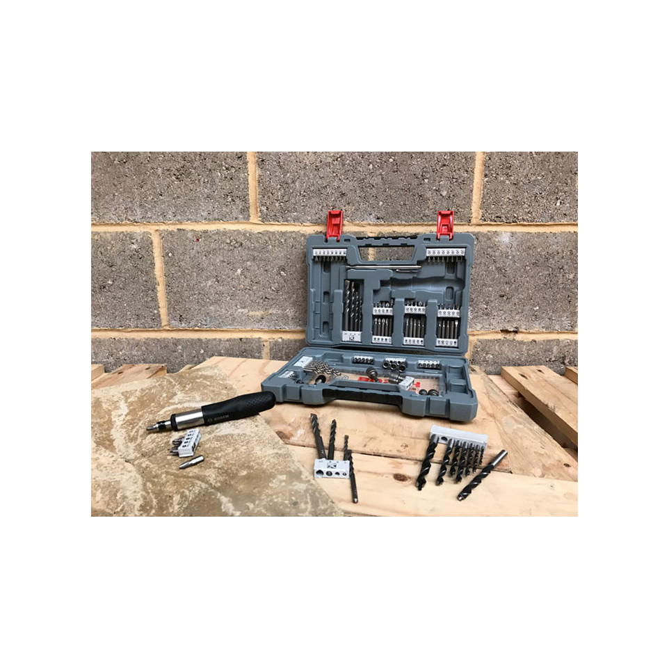 Coffret mixte perçage/vissage 105 pièces Bosch / pce