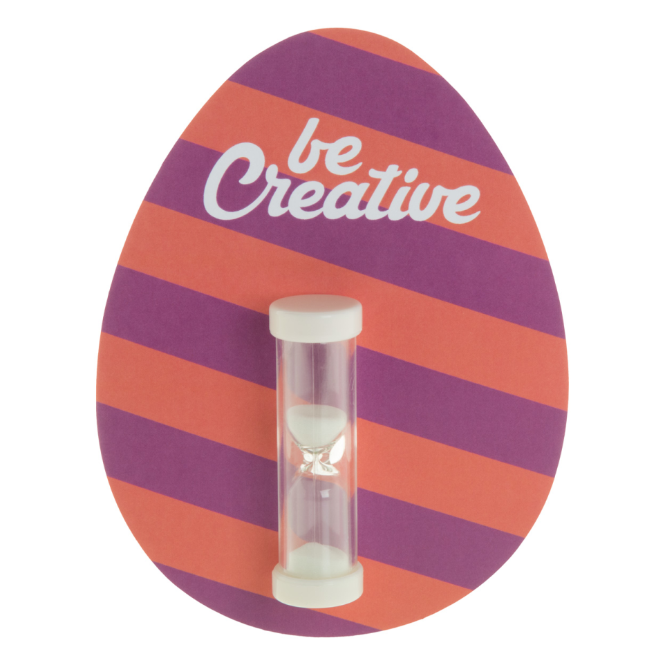 Sandy white transparent sand timer
