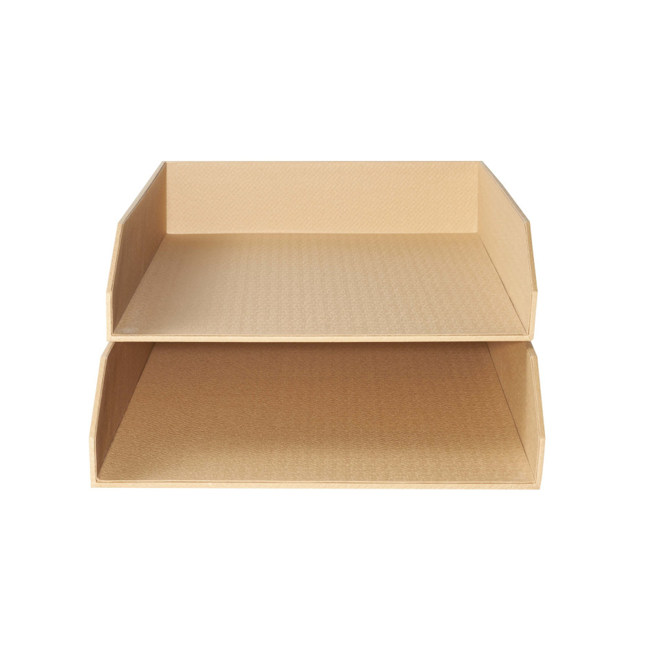 Lot de 2 corbeilles à courrier OfficeByMe/ Pce