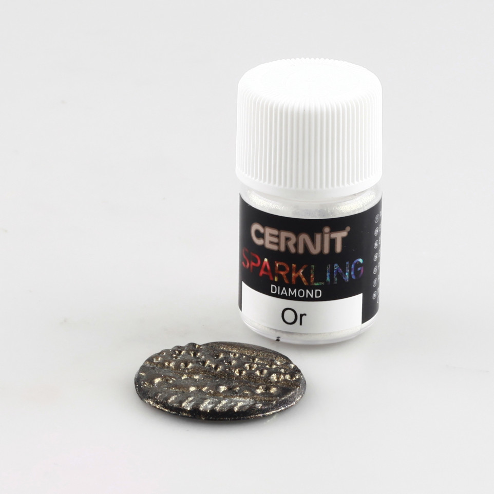 CERNIT - Ultra-shiny effect colored powder - Gold - Can be mixed - 5g ...