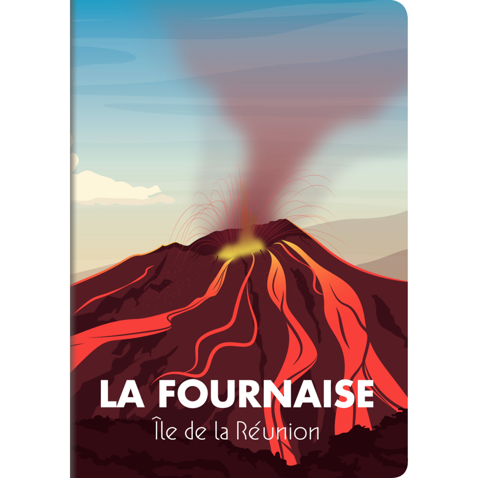 FRANCE NOTEBOOK A5 48SH L REUNION-/ Pc.