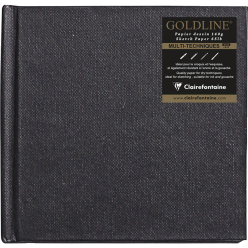 Goldline carnet cousu collé 64F 10x10cm 140g/ Pce