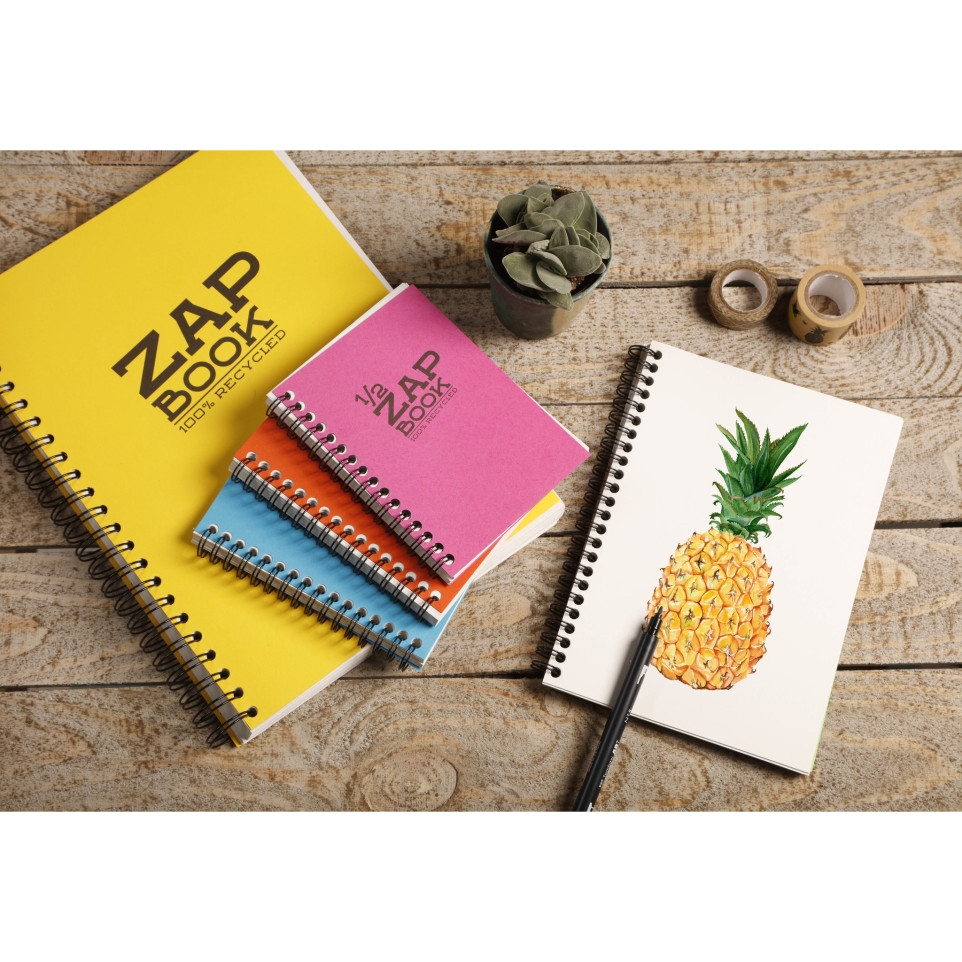 Zap Book carnet spiralé 160F A6 80g/ Pce