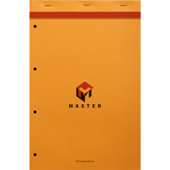 Master pad 40 sheets 80g 21x31,8cm 4 holes punched squared 5x5/ Pc.