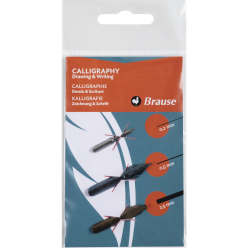 Pochette 3 plumes assortiment/ Pce