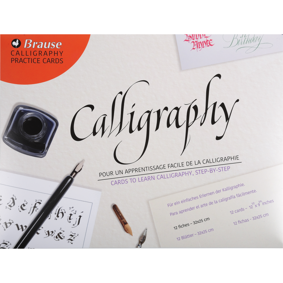 Feuilles d'apprentissage à la calligraphie/ Pce