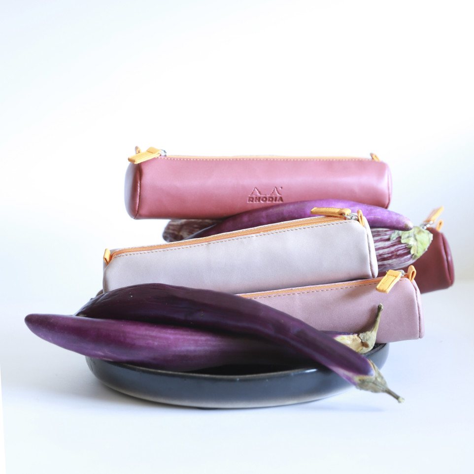 Clairefontaine Rhodiarama Round Pencil Case 21,5x5/ Pc.