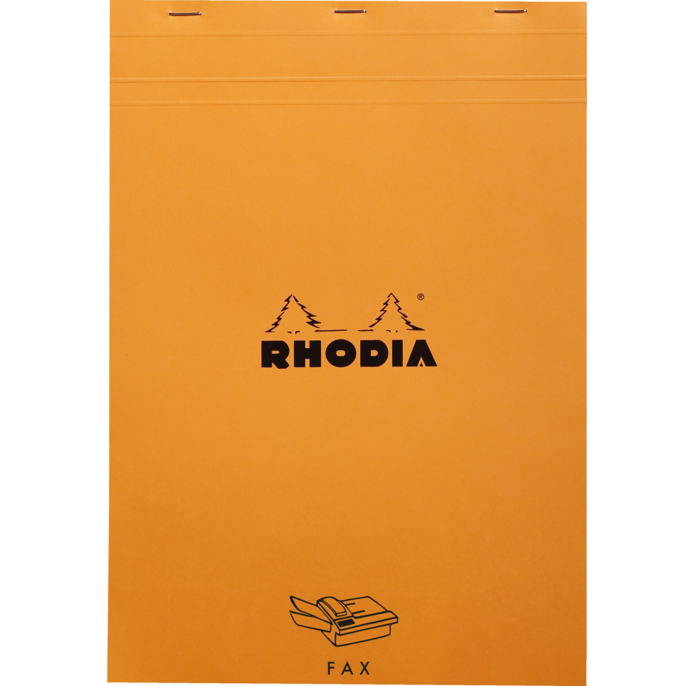 Rhodia Orange Stapl.-pad 80 sh. Fax 21x31/ Pc.