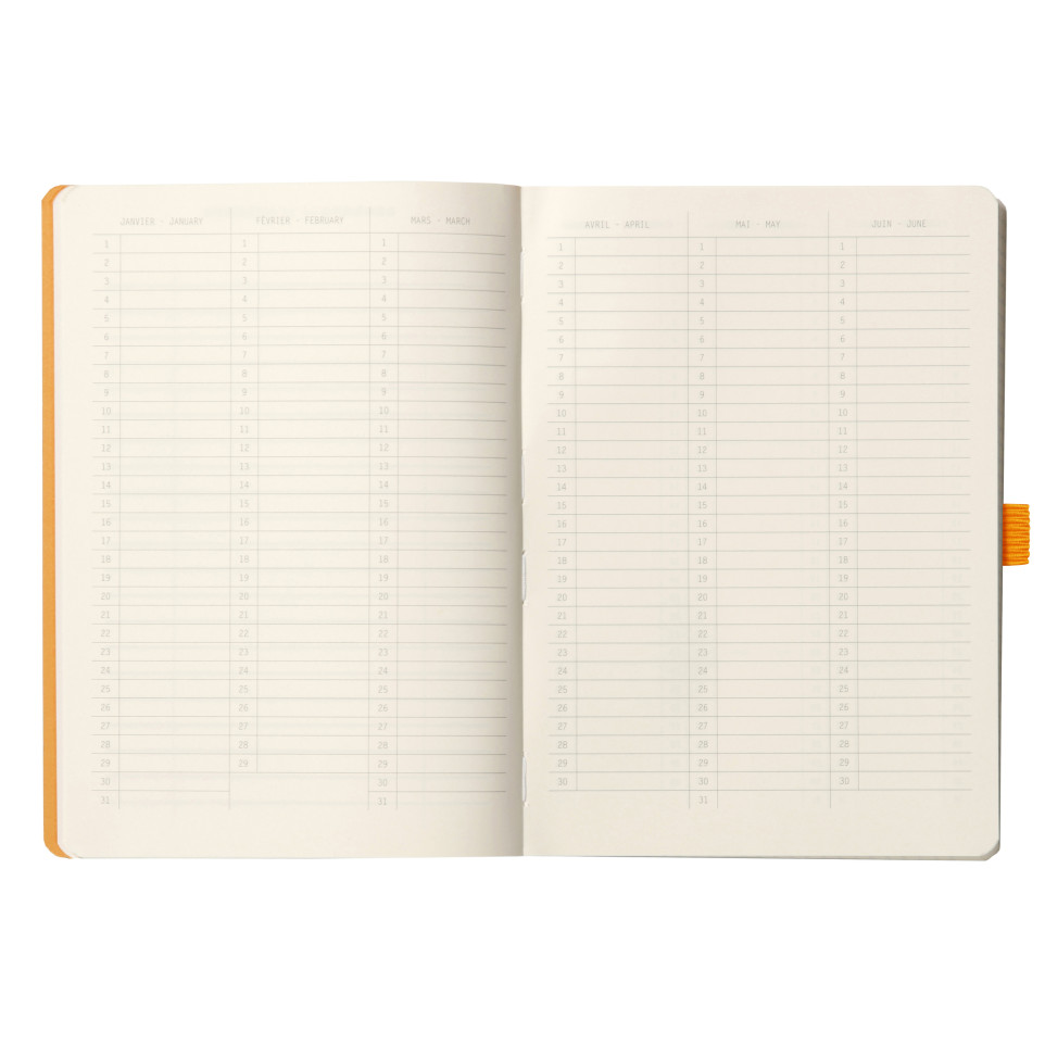 Rhodiarama Goalbook souple A5 240 pages dot papier ivoire 90g/ Pce