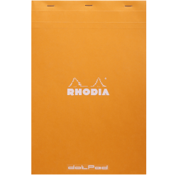 Rhodia Stapled Dot Pad Orange, A4+/ Pc.