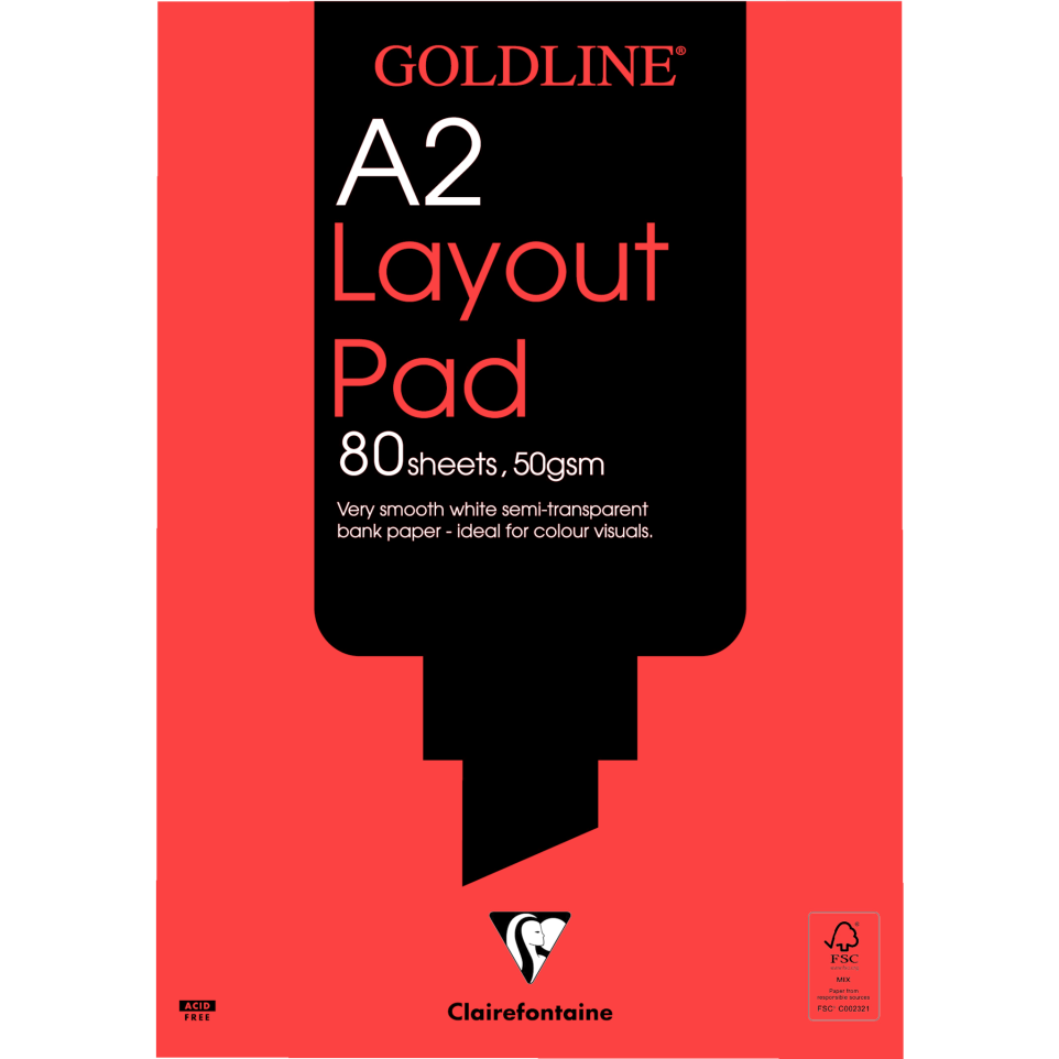 Goldline Layout bloc collé 80F A2 50g/ Pce