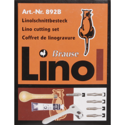 Coffret de linogravure./ Pce