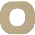 Small Kraft Letter 'O' 8.5cm/ Pc.