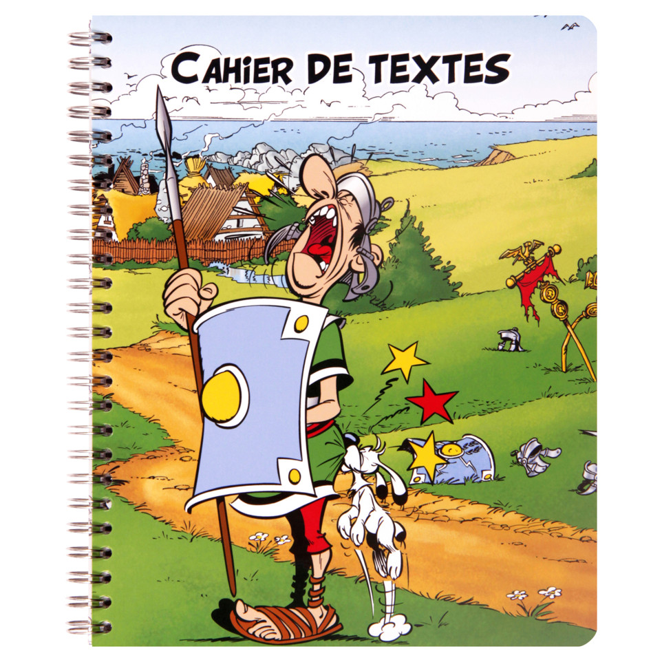 AST3 Idéfix Cahier de textes reliure intégrale Idéfix le brave/ Pce