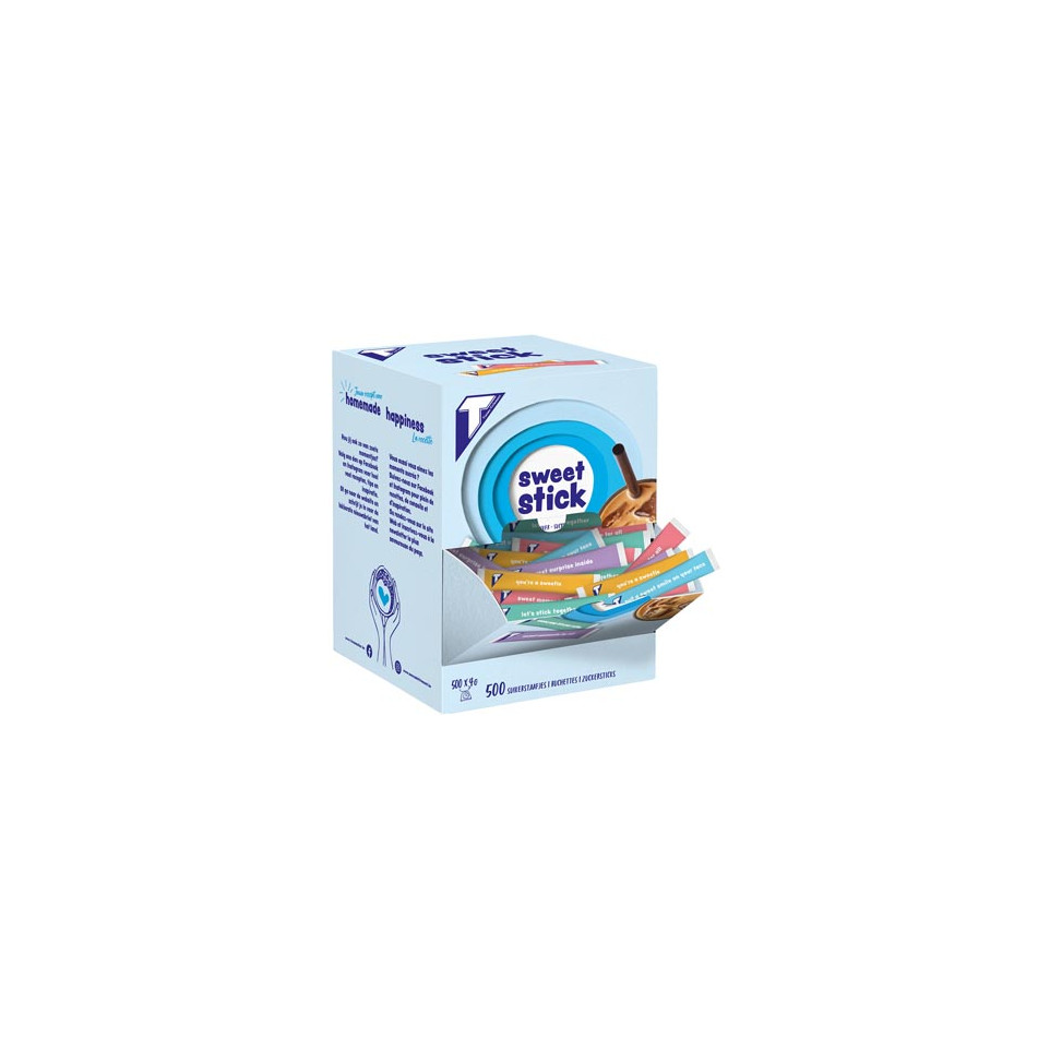 Tirlemont sachets de sucre, 4 g, boîte de 500 pièces