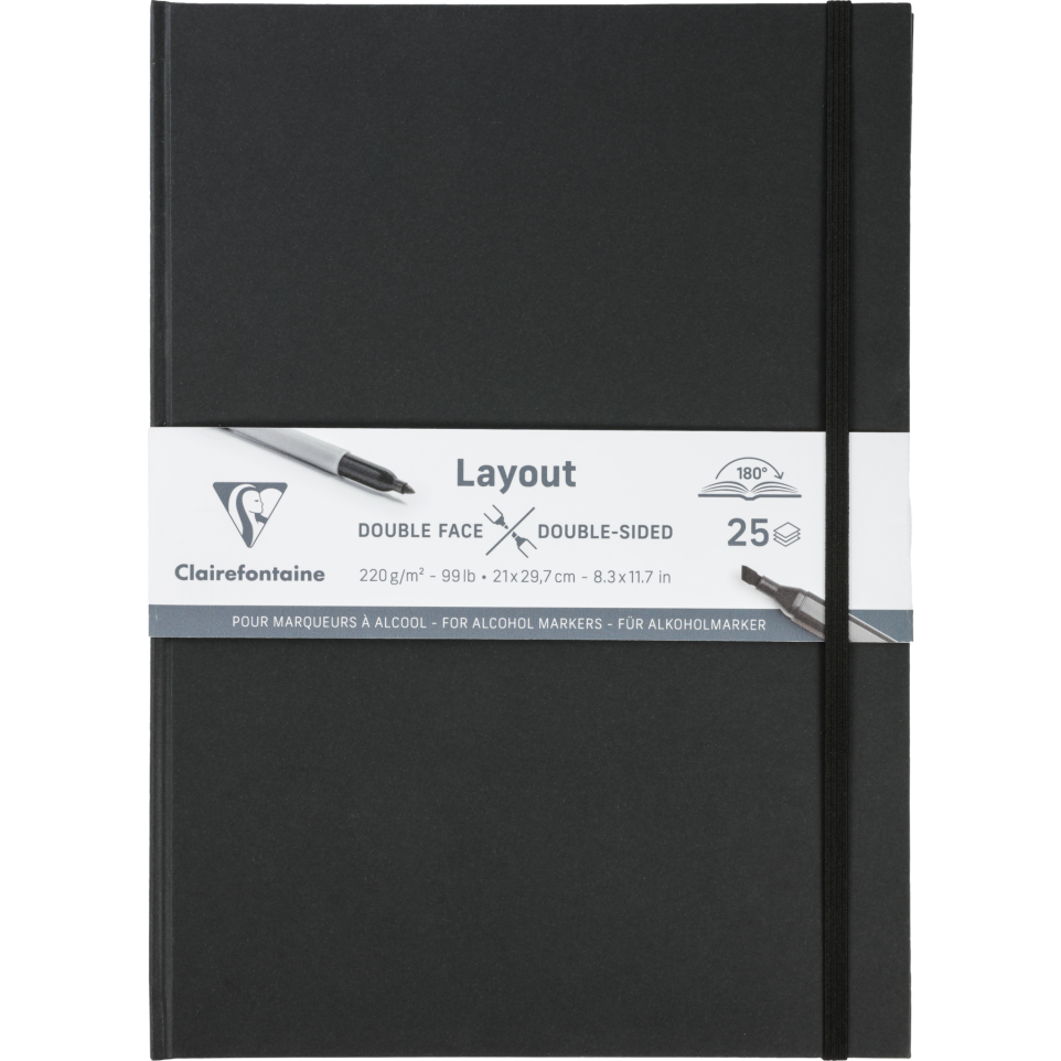 Layout double-sided-book A4 25F 220g/ Pc.