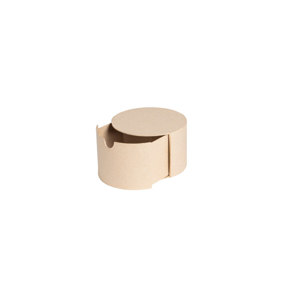 Ronde doos met lade 16x16x10cm-/ St.