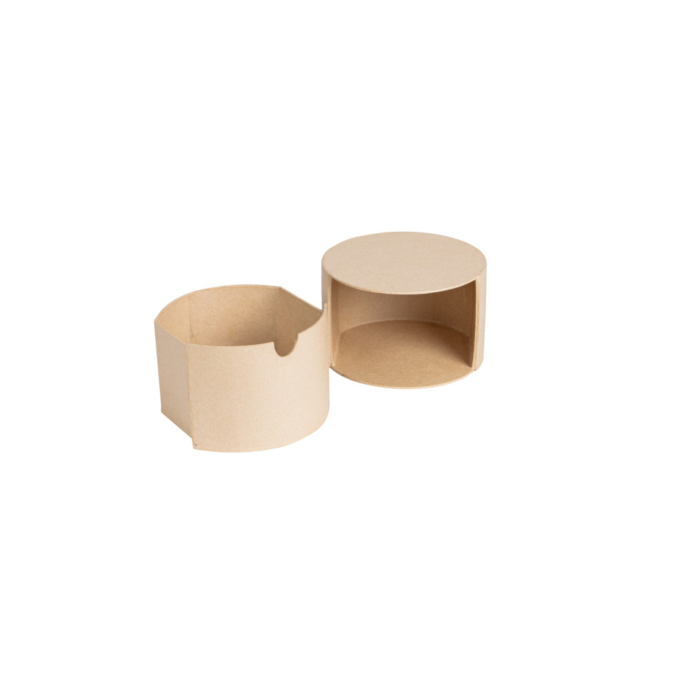 Ronde doos met lade 16x16x10cm-/ St.