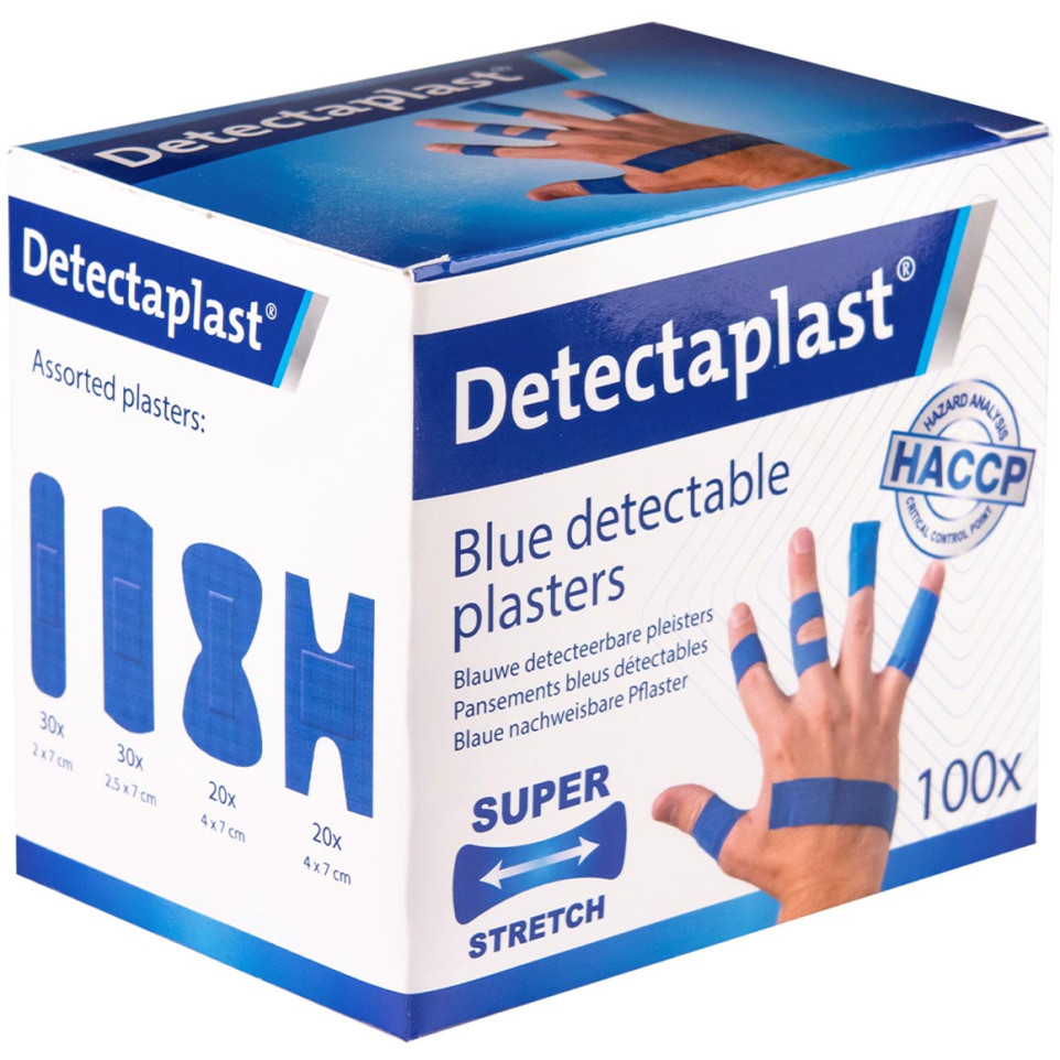Detectaplast Elastic pansement tissé, formats assortis, paquet de 100 ...
