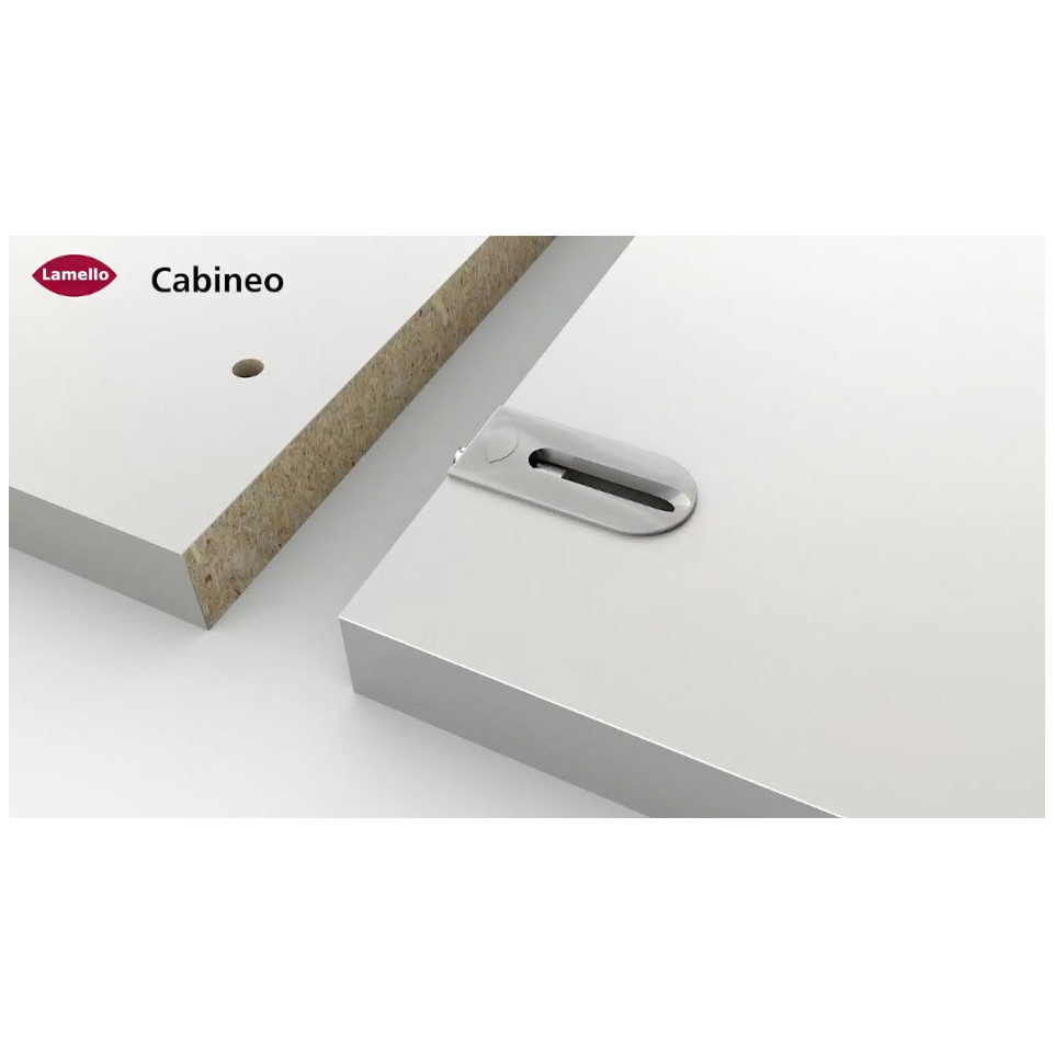 Élément d'assemblage Lamello Cabineo 12 black (2000 pièces) / pce