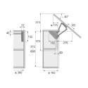 Compas de relevage pivotant Lift Advanced HS sans vérins pneumatiques ...